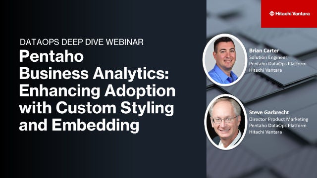 Pentaho Business Analytics: Enhancing Adoption with Custom Styling and ...