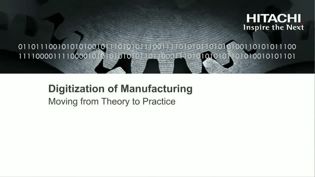 Industrial IoT - Digitization of Manufacturing: from Theory to Practice ...