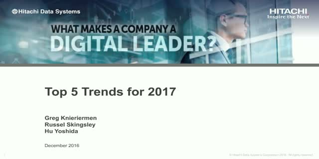 ASIA PACIFIC TECHNOLOGY TRENDS FOR 2017 | Hitachi Vantara