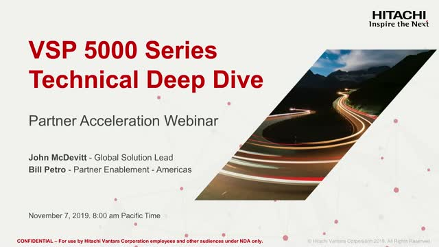 Americas: VSP 5000 Deep Dive -- an Architectural Overview | Hitachi Vantara