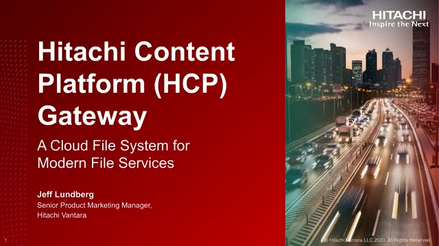 Introducing Hitachi Content Platform Gateway | Hitachi Vantara