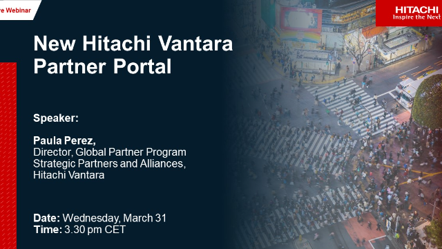 New Hitachi Vantara Partner Portal | Hitachi Vantara