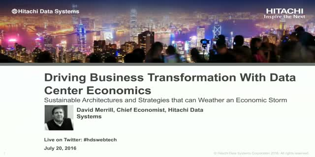 Driving Business Transformation With Data Center Economics | Hitachi ...