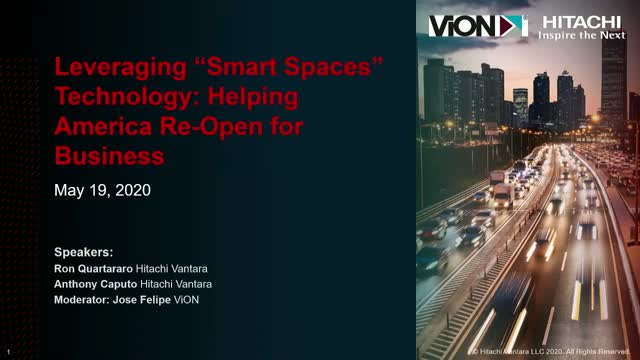 Leveraging “Smart Spaces” Technology: Helping America Re-open | Hitachi ...