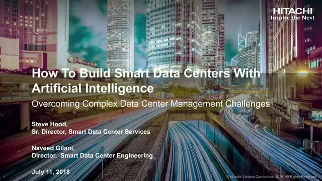 How To Build Smart Data Centers With Artificial Intelligence | Hitachi ...