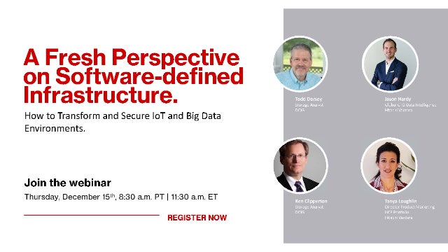 Software-Defined Infrastructure: Transform & Secure IoT & Big Data ...