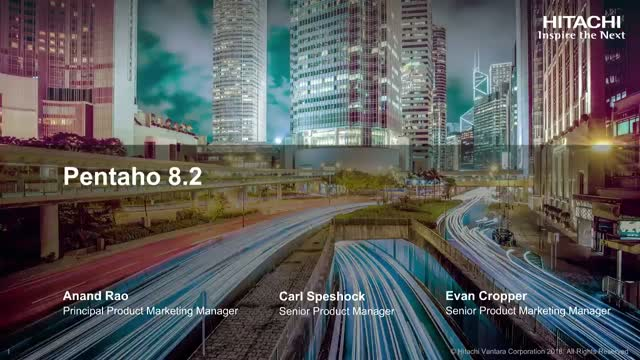 Pentaho 8.2: Improved Data Management to Address New Use Cases ...