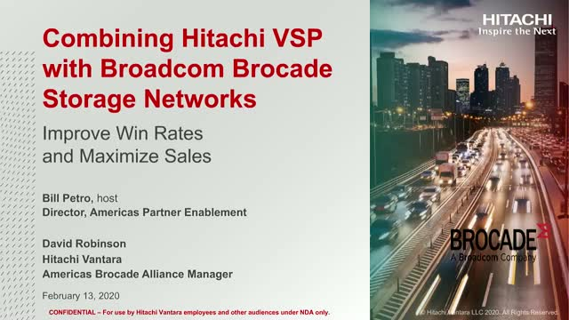 Combining Hitachi VSP with Brocade Storage Networks to Improve Your Win ...