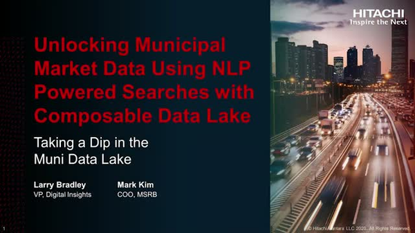 Municipal Securities Rulemaking Board Enjoys Greater Insights With Data ...