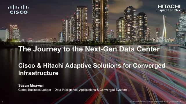 New Cisco and Hitachi Adaptive Solutions for Converged Infrastructure ...