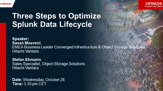 Three Steps to Optimize Splunk Data Lifecycle | Hitachi Vantara