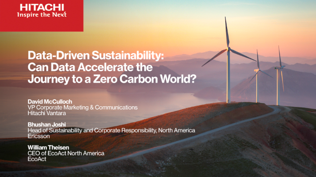 Data-Driven Sustainability:Can Data Accelerate the Journey to Zero ...